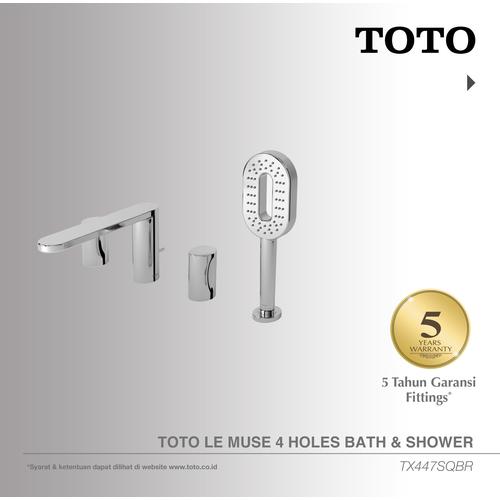 Promo TOTO Shower Bath & Shower TX447SQBR | Shower Mandi - Shower Set ...