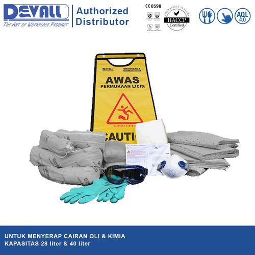 Jual Alat Tumpahan Cairan Oli dan Kimia Devall Signage Universal Spill ...