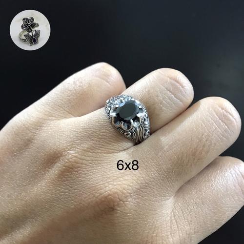 Jual Cincin perak pria permata black onix ukiran bali - Kab. Gianyar ...