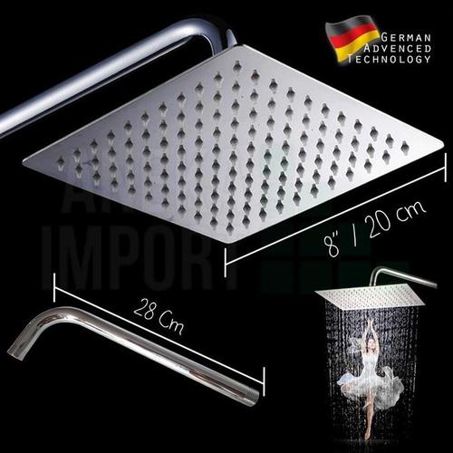 Jual Wall Shower 8" Shower Tembok Stainless 8 Inch Type EWS 008 - Wall ...