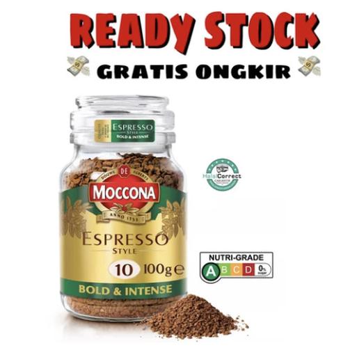 Jual Moccona Instant Coffee Espresso Style 100g (10) - Kota Tanjung Pinang - shopres | Tokopedia