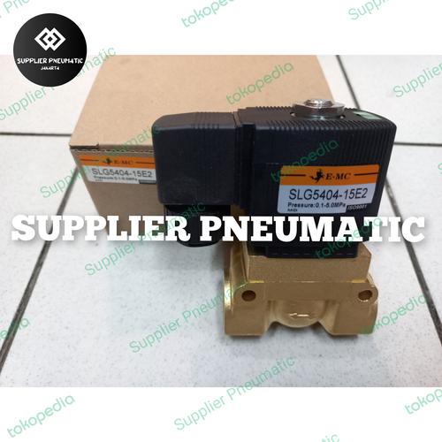 Jual EMC 2Way Solenoid Valve High Pressure 50BAR SLG5404-15 AC220V 1/2" - Jakarta Barat ...