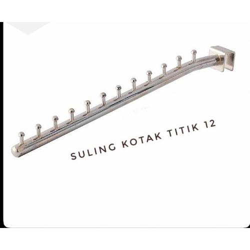 Jual Hanger Suling Lurus Tekuk Belalai 12 Titik Stainless Pipa Dinding ...