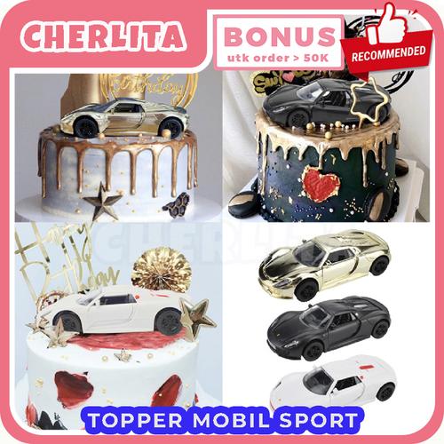 Jual Topper Kue Mobil Sport Car Mainan Hiasan Cake Topper Ultah Mewah ...