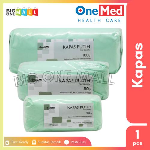 Promo Kapas Putih Pembalut Medis Onemed, Pembalut Luka P3K, Kapas ...