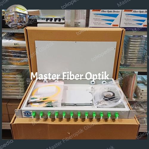 Jual OTB RACKMOUNT 12 CORE LC APC LENGKAP PIGTAIL ODF 12 CORE NON ...