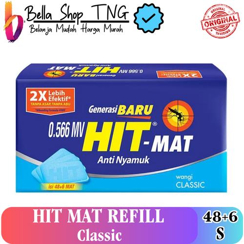 Jual HIT Mat Classic Obat Nyamuk Elektrik 48 + 6 Sheets - Kab ...