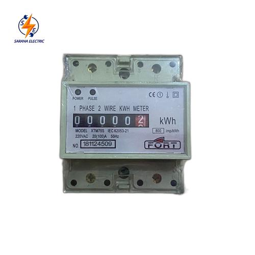 Jual Kwh Meter 1 Phase Merk FORT XTM75S Analog 20(100)A - Jakarta Utara - Sarana Electric ...