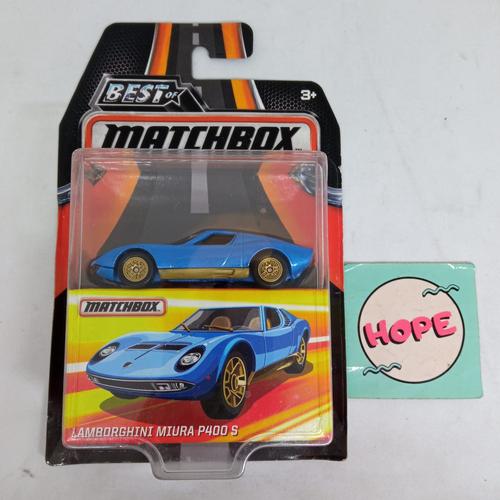 Jual Matchbox Lamborghini Miura P400 S Diecast Best of Matchbox ...