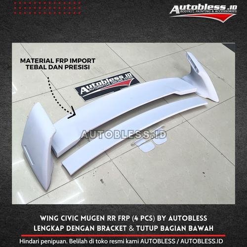 Jual Wing Spoiler Civic Mugen RR Civic FD Mugen RR - Dengan Cat ...