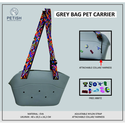 Jual Petish Grey Bag Pet Carrier - Jakarta Barat - Petwish_Indonesia ...