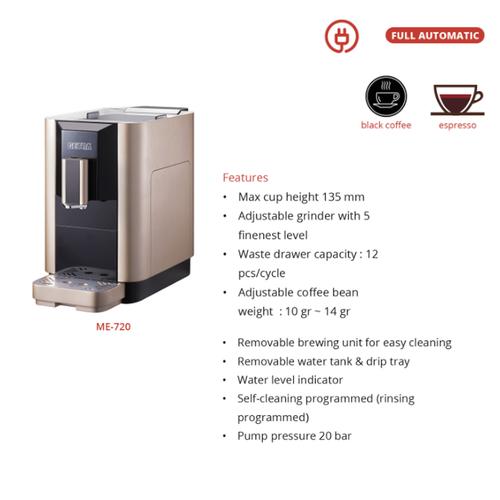 Jual GETRA ME-720 Coffee Machine/Mesin Pembuat Kopi Hitam Dari Biji ...
