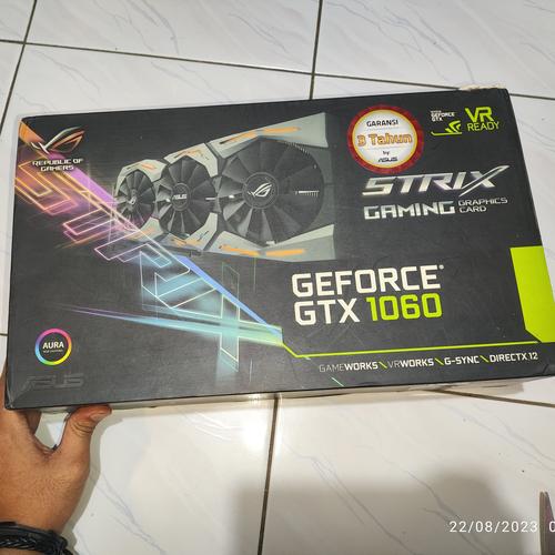 Jual Dus Box Asus Rog Strix Gtx 1060 fullset Driver Original - Kota ...