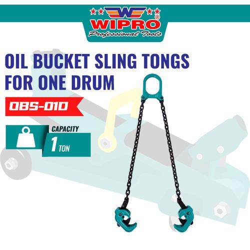 Promo WIPRO Oil Bucket Sling Tongs For Two Drums OBS-01D (1 T x 0.5M ...
