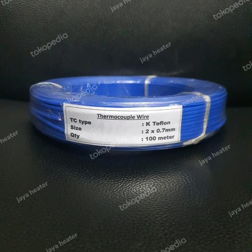 Jual Thermocouple wire, kabel thermocouple type K 2x7/0.2mm Teflon ...