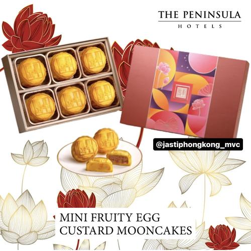 Jual PENINSULA MOONCAKE MINI FRUITY EGG CUSTARD | Mooncake Premium ...