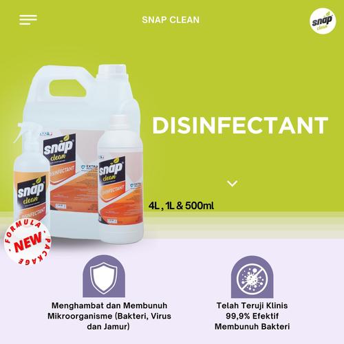 Jual disinfectant 4 liter disinfektan snap clean, - 4 liter - Jakarta ...
