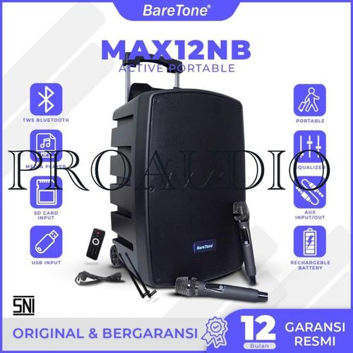 Jual Speaker Portable Baretone MAX 12NB MAX12NB MAX12 NB MAX 12 NB ...