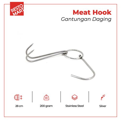 Jual Meat Hook/Gantungan Daging Ss 26Cm -RESTOMART -Stainless(2619108 ...