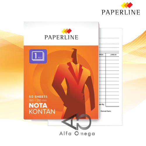 Jual Buku Nota Kontan Bon Besar Paperline 1 ply 50 lembar - Jakarta ...