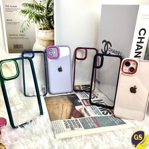 Jual Case iPhone 12 12 Pro 12 Pro Max Hardcase Macaron Clear Acrylic ...