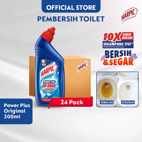 Promo Harpic Power Plus 10X Max Clean Original 200ml x24 - Karton - - Dettol, Vanish, & Harpic ...