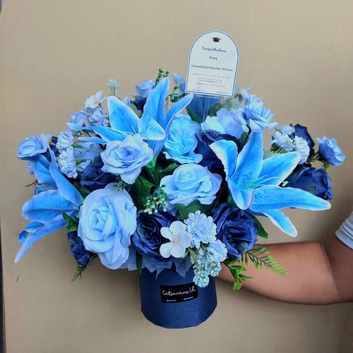 Jual Bunga Meja Bloom Box Bunga Aritificial Palsu Buket Bunga Meja ...