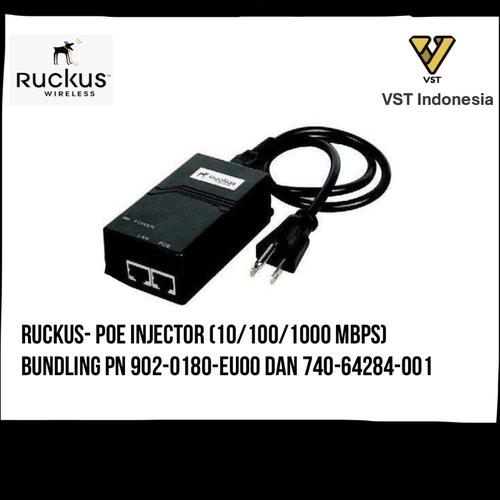 Jual RUCKUS PoE Injector (10/100/1000 Mbps) PN: 902-0180-EU00 - Jakarta ...