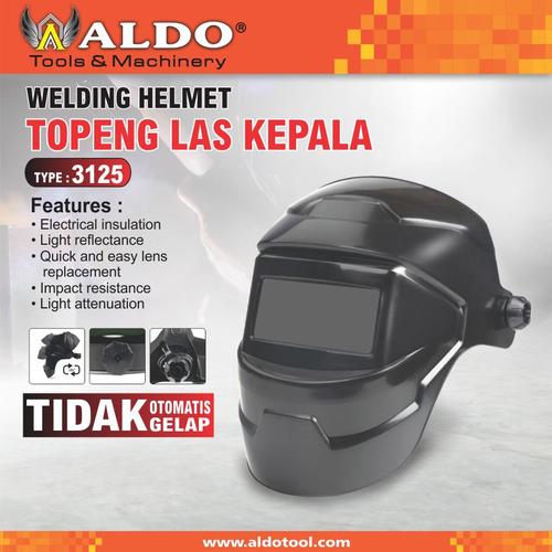 Jual TOPENG LAS KEPALA TYPE : 3125 MERK ALDO - Kota Surabaya - ALDO ...