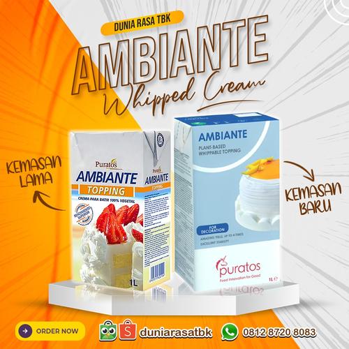 Jual Whipping Ambiante Puratos 1L (Gratis MRJELLY Ekonomis 1 Sachet ...