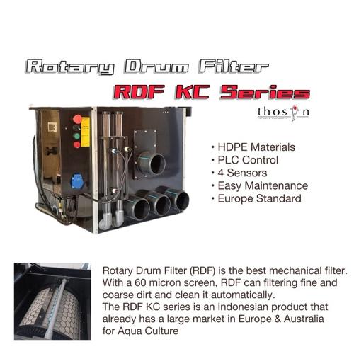 Jual 1 set RDF Rotary Drum Filter Kolam Koi KC Series KC15 KC30 KC60 ...
