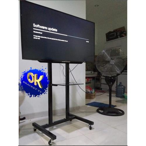 Jual Bracket Breket Brecket tv standing / stand tv dorong 32"-60 ...