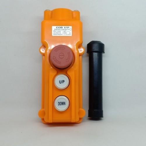 Jual Tombol Hoist 2 Tombol + Emergency Stop Waterproof COB 61P ...