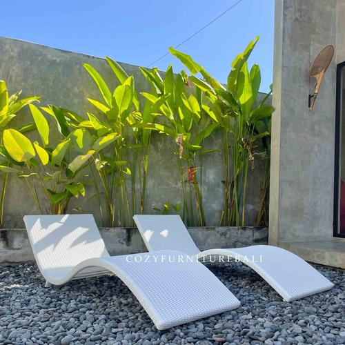 Jual RATTAN CHAIR SUNBED POOL LOUNGER - KURSI KASUR PANTAI KOLAM ...