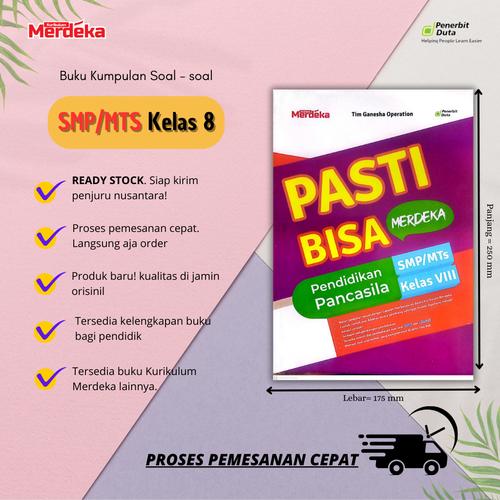 Jual Pasti Bisa Merdeka: PPKN SMP/MTs Kelas 8 Kurikulum Merdeka - Kab ... Jual Pasti Bisa Merdeka: PPKN SMP/MTs Kelas 8 Kurikulum Merdeka - Kab ...