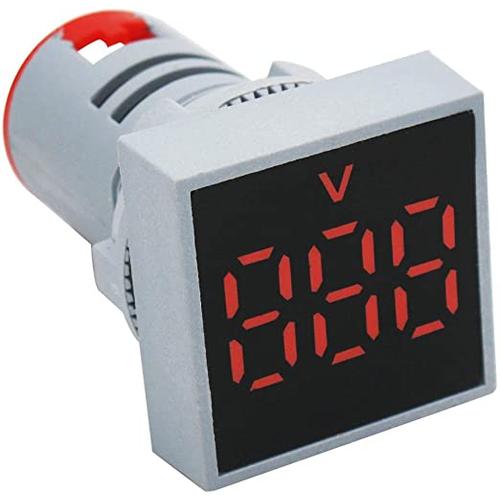 Jual Pilot Lamp LED Voltmeter Digital Indicator Panel Persegi - Hijau ...