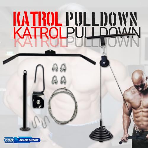 Jual Pull down Katrol Pulldown catrol Alat Fitness kabel Gym DIY ...
