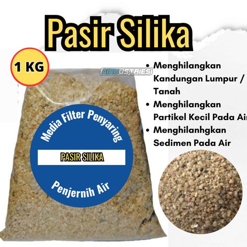 Jual Pasir Silica Terbaik 1kg Menyerap Kotoran Lumpur Tanah Sedimen di ...