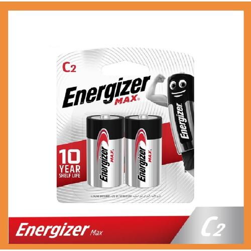 Jual Baterai Energizer Max size C Battery type C 1,5V alkaline Max ISI2 ...