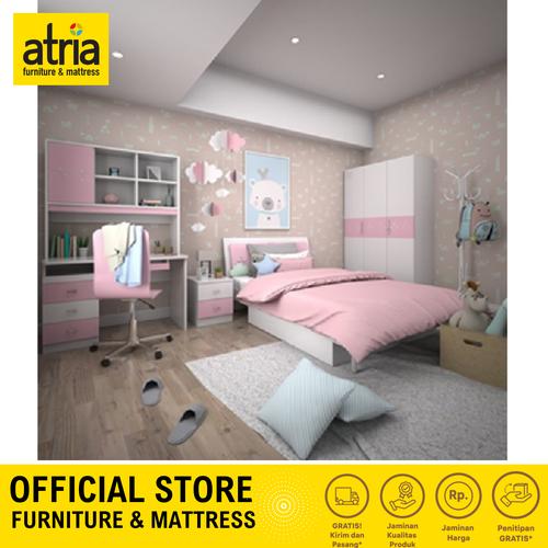 Promo Atria Tempat Tidur Kids Set Nixie Pink White Cicil 0% 3x - Kab ...