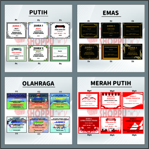 Jual STIKER / LABEL PIALA CUSTOM - PUTIH - Kota Bandung - TAKAHIRO ...