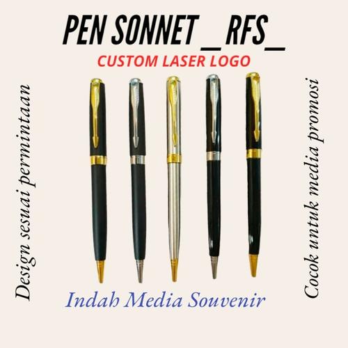 Jual PEN PROMOSI/PEN SONNET BESI BISA CUSTOM LASER LOGO - POLOS ...
