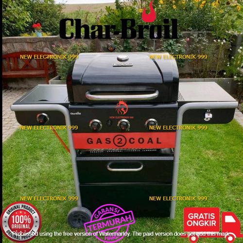 Jual Char-broil Pemanggang Arang Dan Gas 3 burner BBQ GAS & CHARCOAL ...