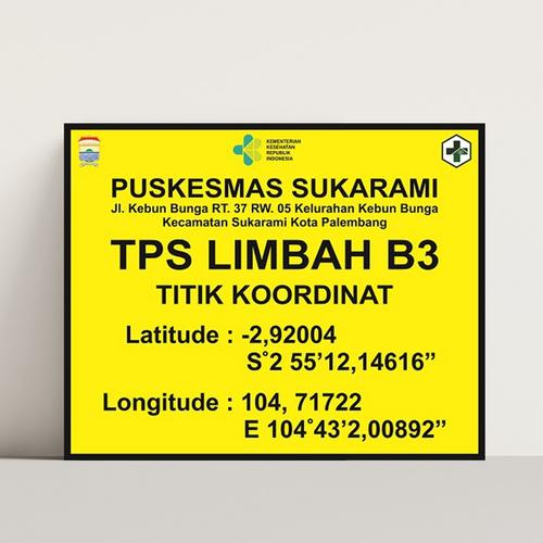 Jual SIGNBOARD TPS B3 - CUSTOM - Kab. Malang - JS Sign | Tokopedia