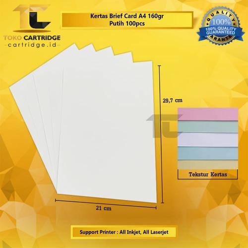 Jual Kertas Manila Kertas Undangan Bc Brief Card Kertas Gambar A4