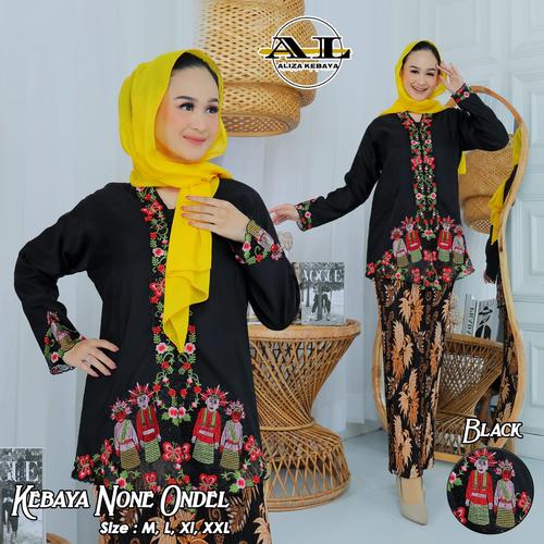 Jual baju kebaya Betawi modern set Rok - blue sky, L - Jakarta Pusat ...