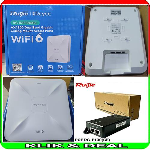 Jual ruijie rg-rap 2260(G) reyee wifi 6 access point dual band gigabit ...