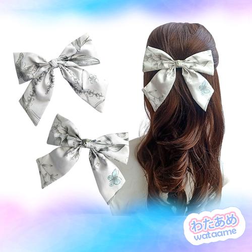 Promo Jepit Rambut Pita Besar Korea Handmade Katun Jepang Premium ...