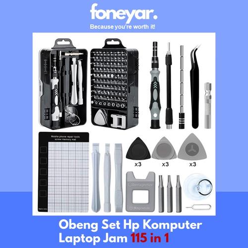 Jual Obeng Set Hp Komputer Laptop Jam 115 in 1 Screwdriver - Jakarta Barat - foneyar | Tokopedia