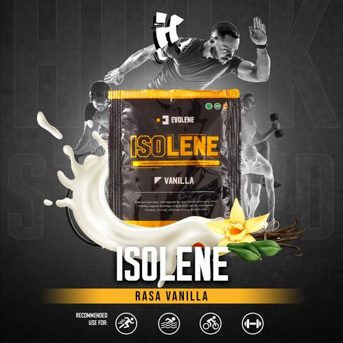 Promo Evolene Isolene Rasa Coklat Vanilla Protein Premium 1 Sajian 33gr ...